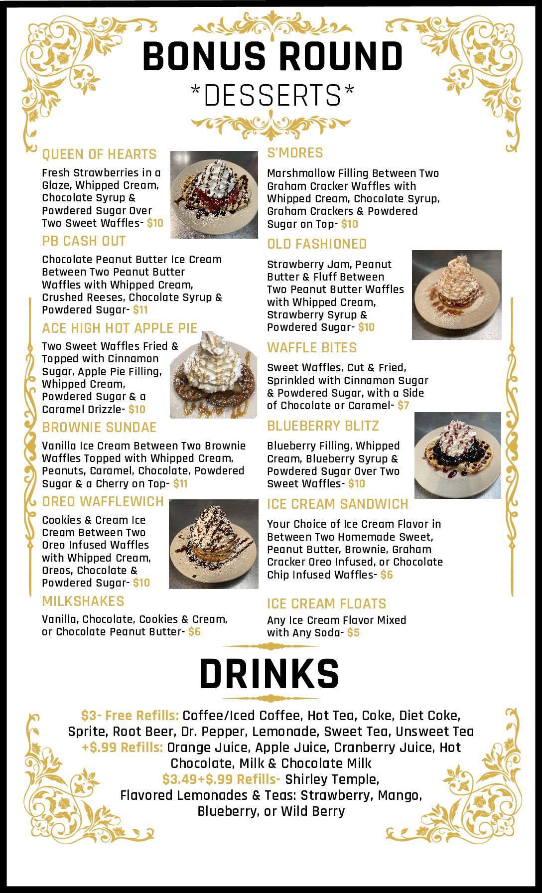 Foley Menu | wafflesrwild