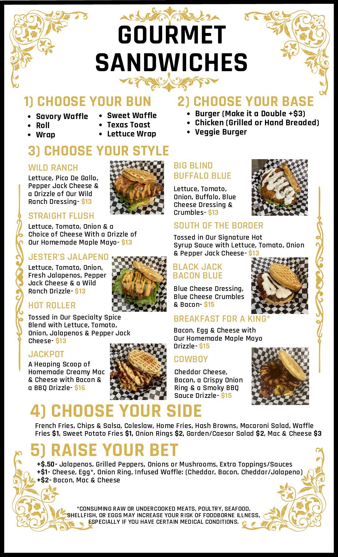 Foley Menu | wafflesrwild